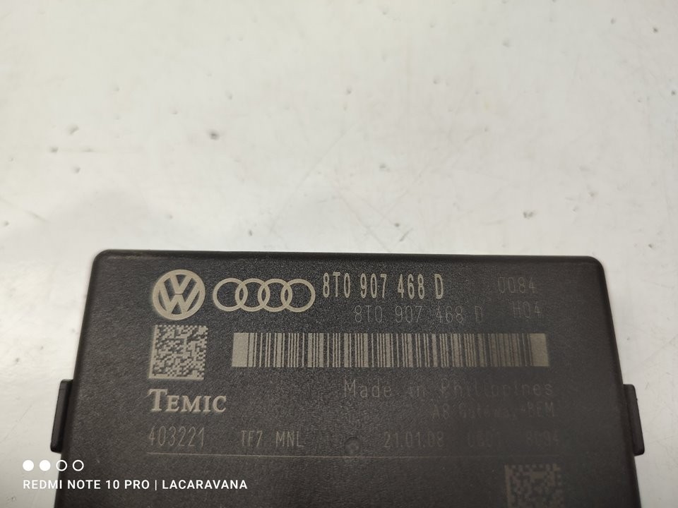 8T0907468D GATEWAY CONTROL UNIT / 2134455 FOR AUDI A4 BER. B8 BASICO ...