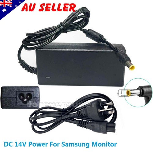 14V AC Charger for Samsung SyncMaster Screen TFT LCD LED Monitor TV ...