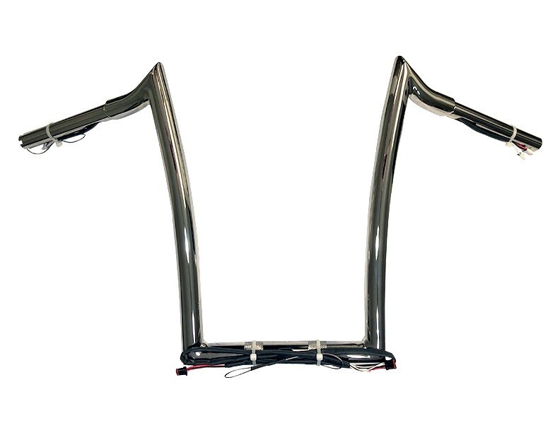 Harley 14" Chrome Road Glide PreWired Handlebar Kit for 2016-2020 USA ...