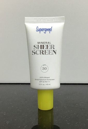 SUPERGOOP! MINERAL SHEER SCREEN- SPF 30- 100 % mineral- 1.5 oz.| As ...
