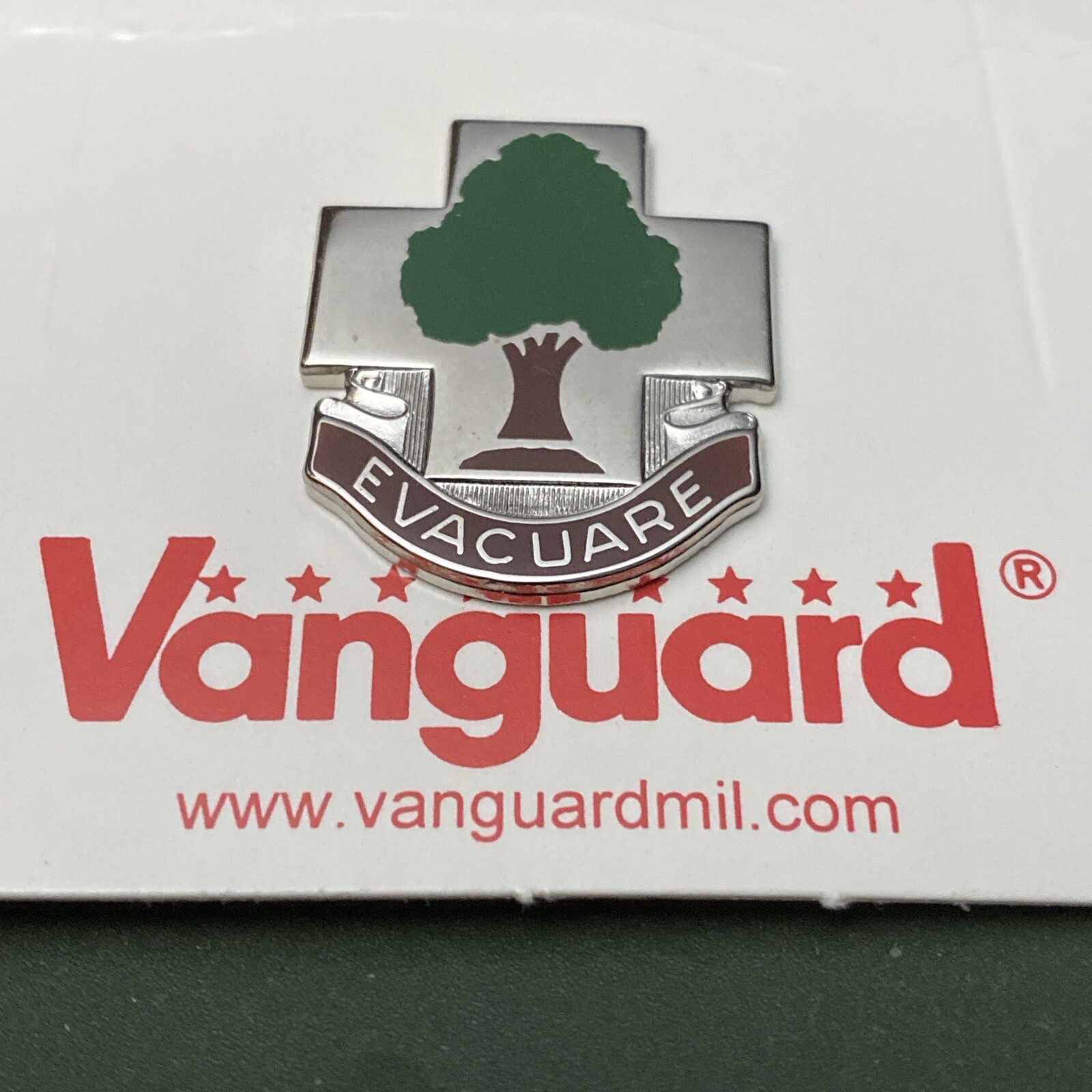 115th Field Hospital V-21 Unit Crest, DI, DUI (DRAW#K15) Double Pin New ...