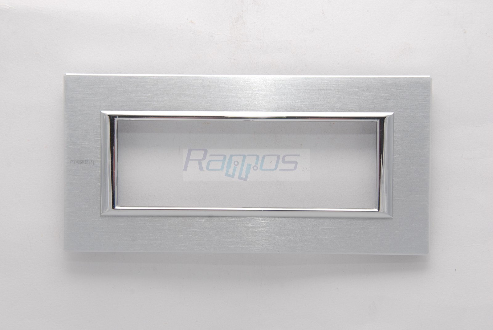 Ha4806cr Bticino/Legrand Axolute Rectangular Plate 6 Positions Anodized ...
