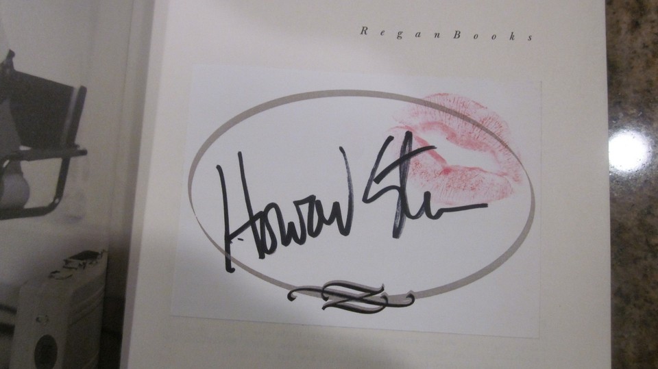 HOWARD STERN SIGNED/AUTOGRAPHED MISS. AMERICA-W/KISS 1/50 MINT UNREAD ...
