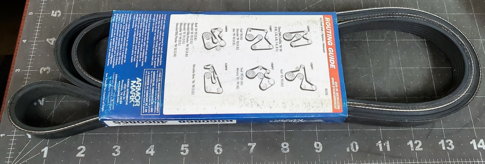 Serpentine Belt-Natural Cadna 865K6 for sale online | eBay