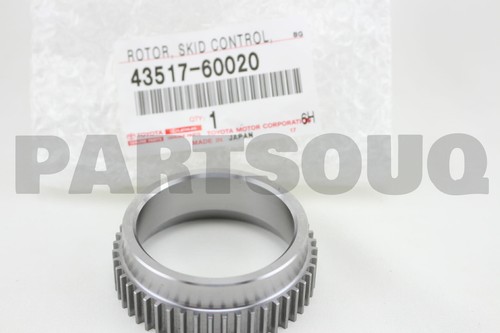 4351760020 Genuine Toyota ROTOR, SKID CONTROL, REAR 43517-60020 | eBay