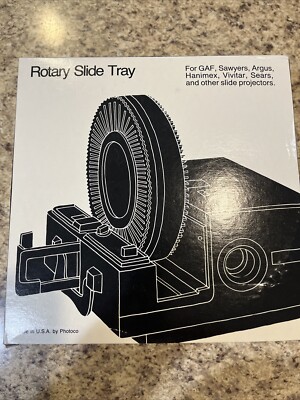 Vintage Universal Photoco Rotary Slide Tray w Original Box - Brand New ...