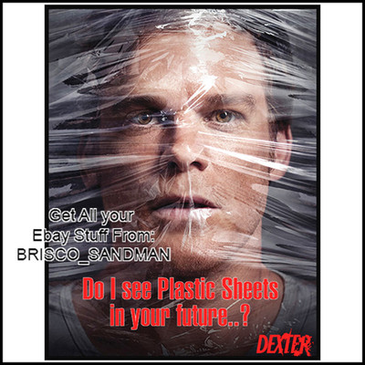 Fridge Fun Refrigerator Magnet DEXTER "DO I SEE PLASTIC SHEETS IN YOUR ...