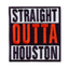 Straight Outta Houston Baseball Parody Colors Embroidered Iron On Patch ...