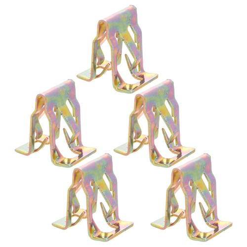 5pcs 15mm x 12mm Metal U Type Clip Barbed Fasteners Retainer Speed Nut ...