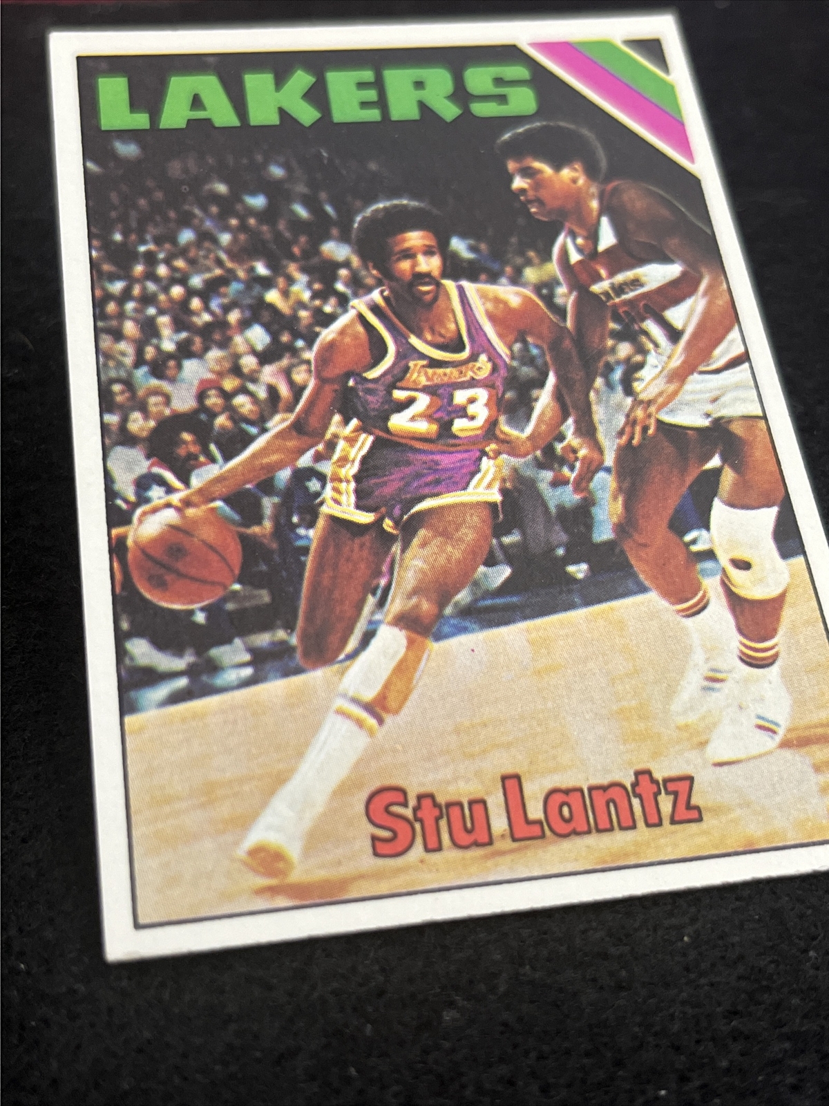 Stu Lantz VINTAGE BASKETBALL 1975-76 Topps Basketball #88 LAKERS FAST ...