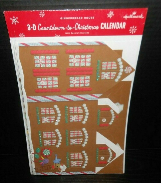Hallmark Countdown to Christmas 3d Advent Calendar Gingerbread House ...