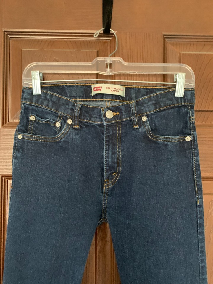 Levi's 502 Regular Taper Blue Denim Jeans Girl's Size 16 Reg | eBay