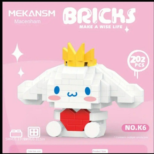 Cinnamoroll Building Block Sanrio Anime Figure Assembly Toy (With Box ...