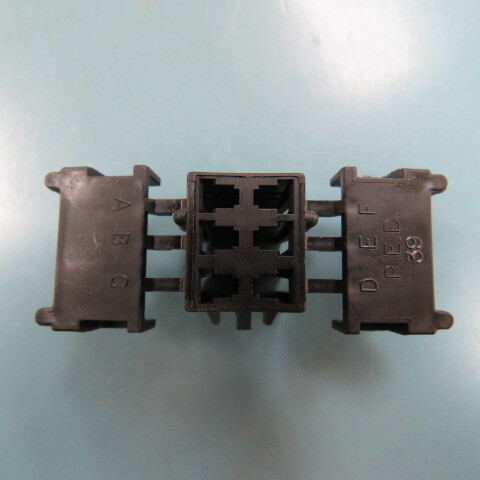 DELPHI 12015344 Qty of 50 per Lot Metri-Pack 280 6 Way Black Unsealed ...