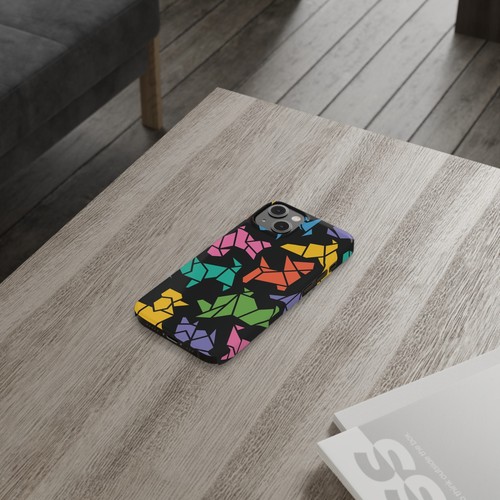 Vector Seamless Background of Dog Origami Slim Phone Cases | eBay