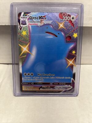 Ditto VMAX (Shiny) - SV119/SV122 Ultra Rare Shining Fates Pokemon TCG ...