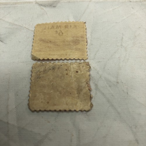 2- RED AIR MAIL 6 CENT STAMPS Rare | eBay
