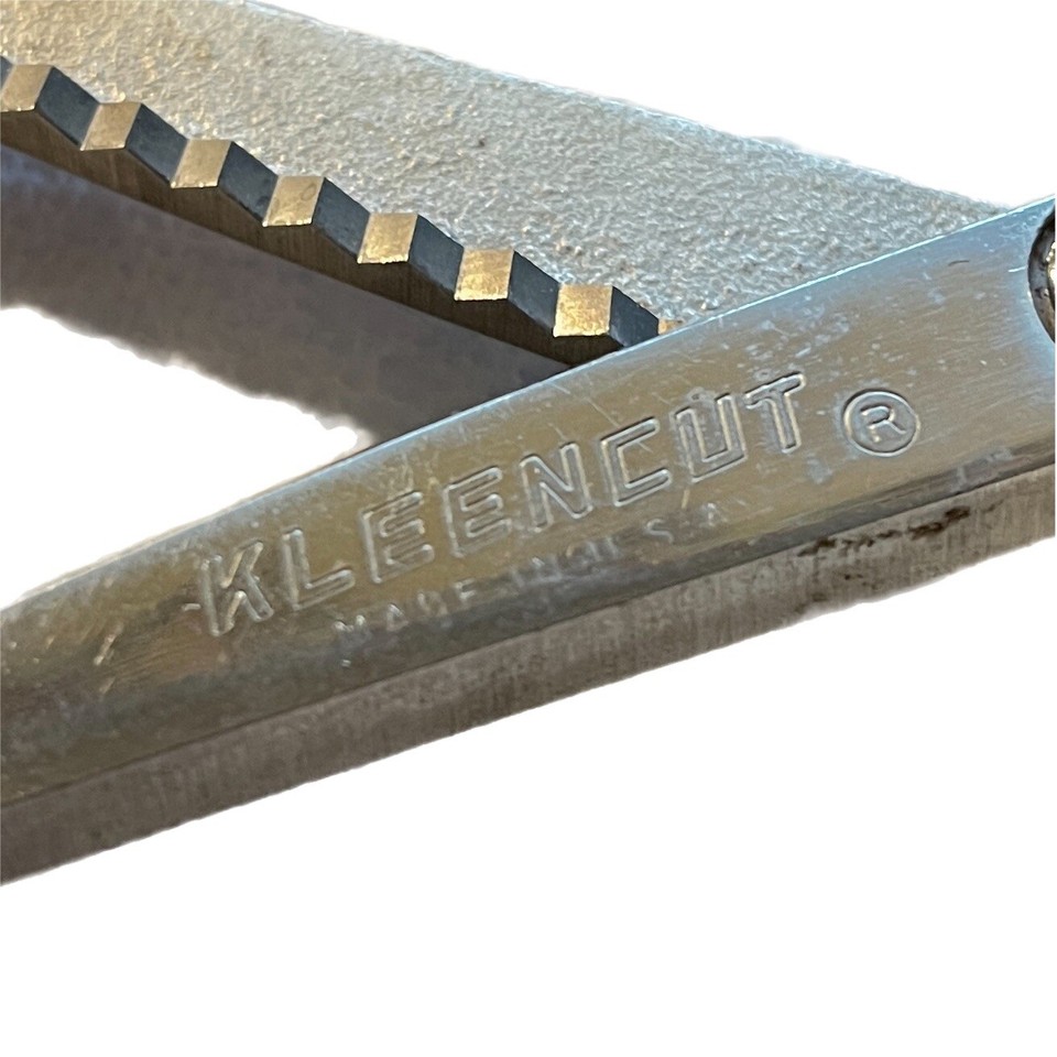 Vintage Pinking Shears w/ Automatic Stop KLEENCUT w/ Box #389 Acme ...
