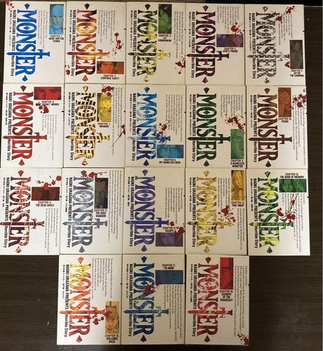 Monster Vol.1-18 Set complet Manga Comics Urasawa Naoki version ...