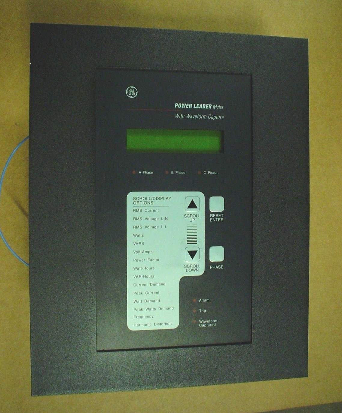 GE Power Leader Meter TM1G04 with Waveform | Grelly USA