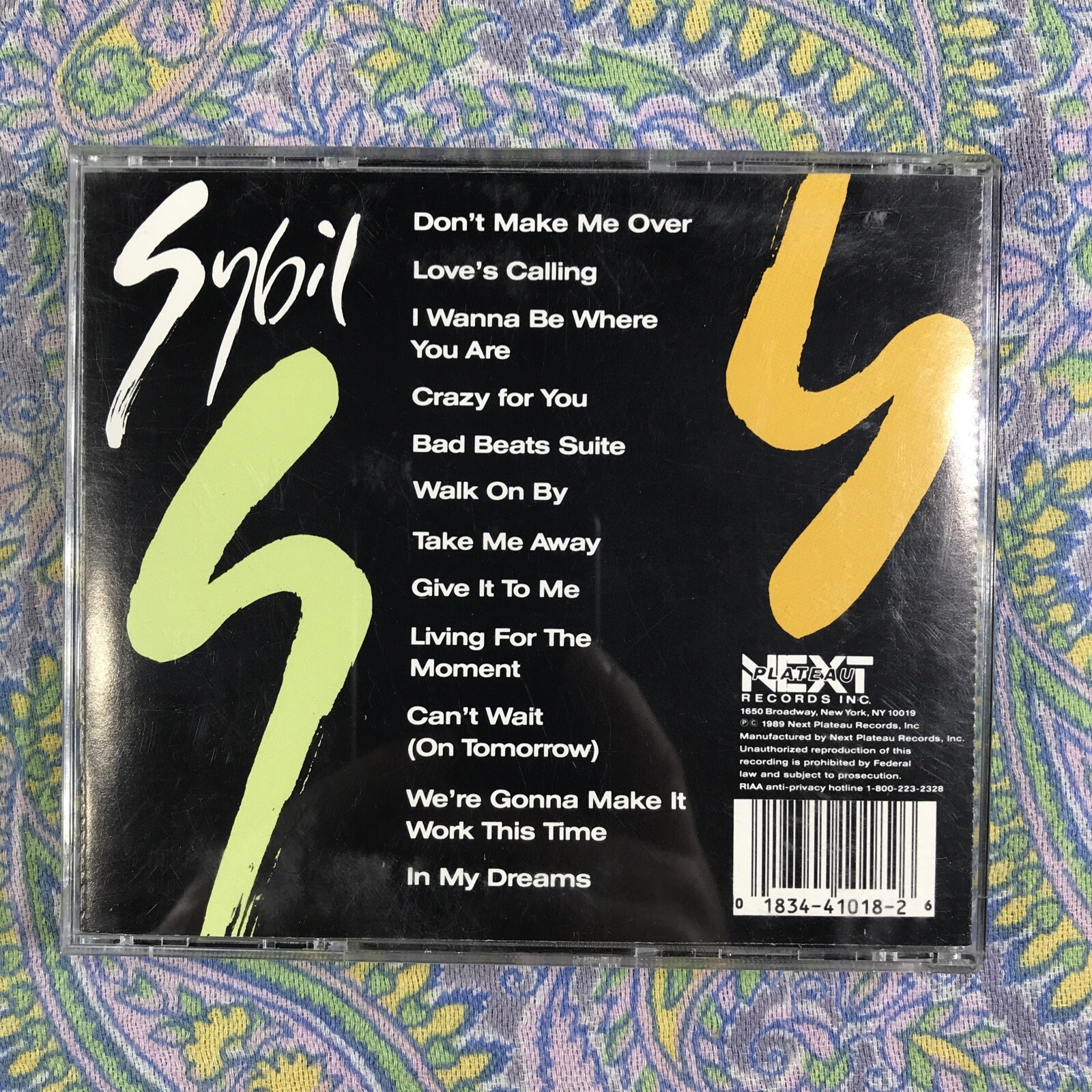 Sybil by Sybil (Sybil Lynch) (CD, 1989, Next Plateau) 18344101826| eBay