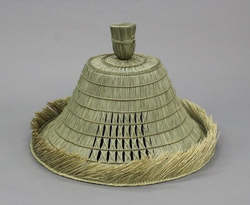 Japanese Samurai Hat Roningasa Edo Style hand made historical cosplay F ...