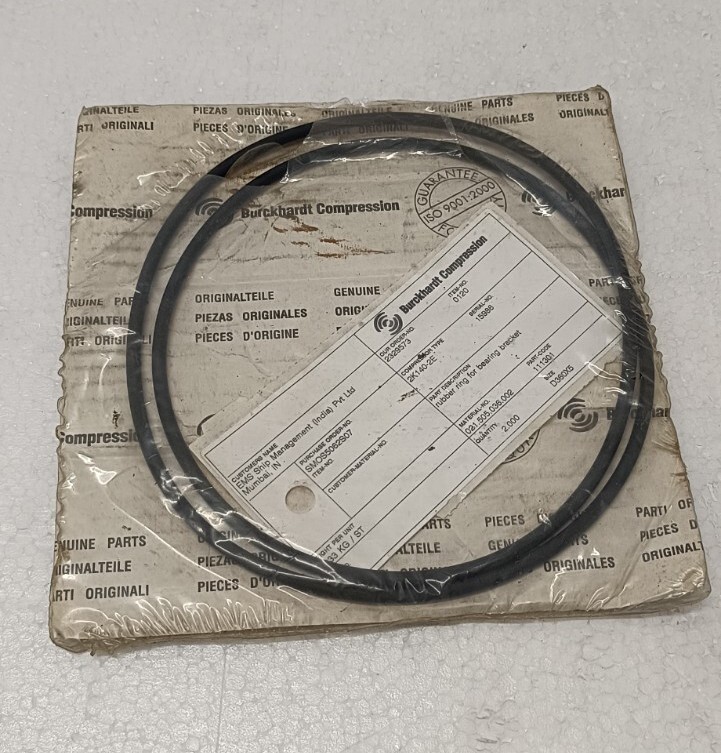 BURCKHARDT 2K140-2E RUBBER RING FOR BEARING BRACKET 111301 SET OF 2 ...