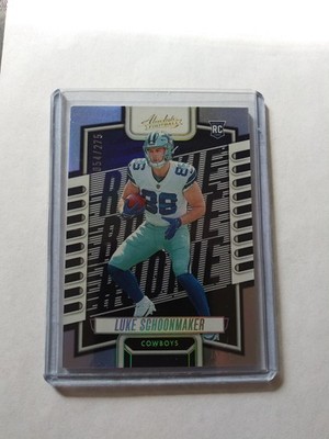 Luke Schoonmaker - /275 2023 Absolute #121 (RC) Dallas Cowboys | eBay