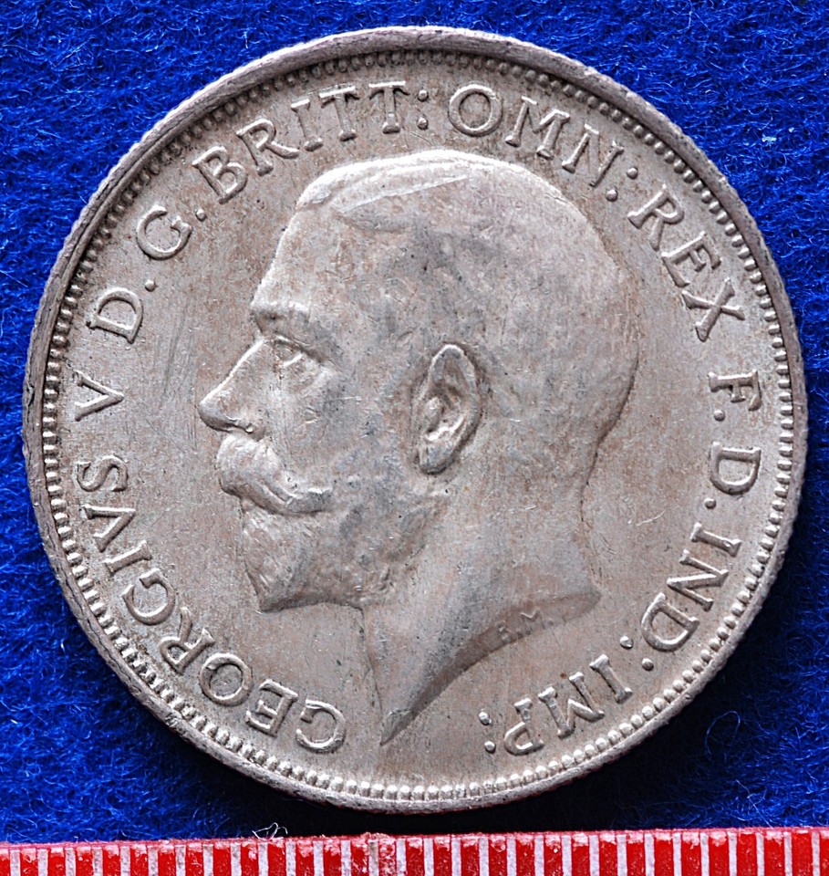 1917 George V Florin or 2 shilling (925 Silver) Uncirculated or near so ...