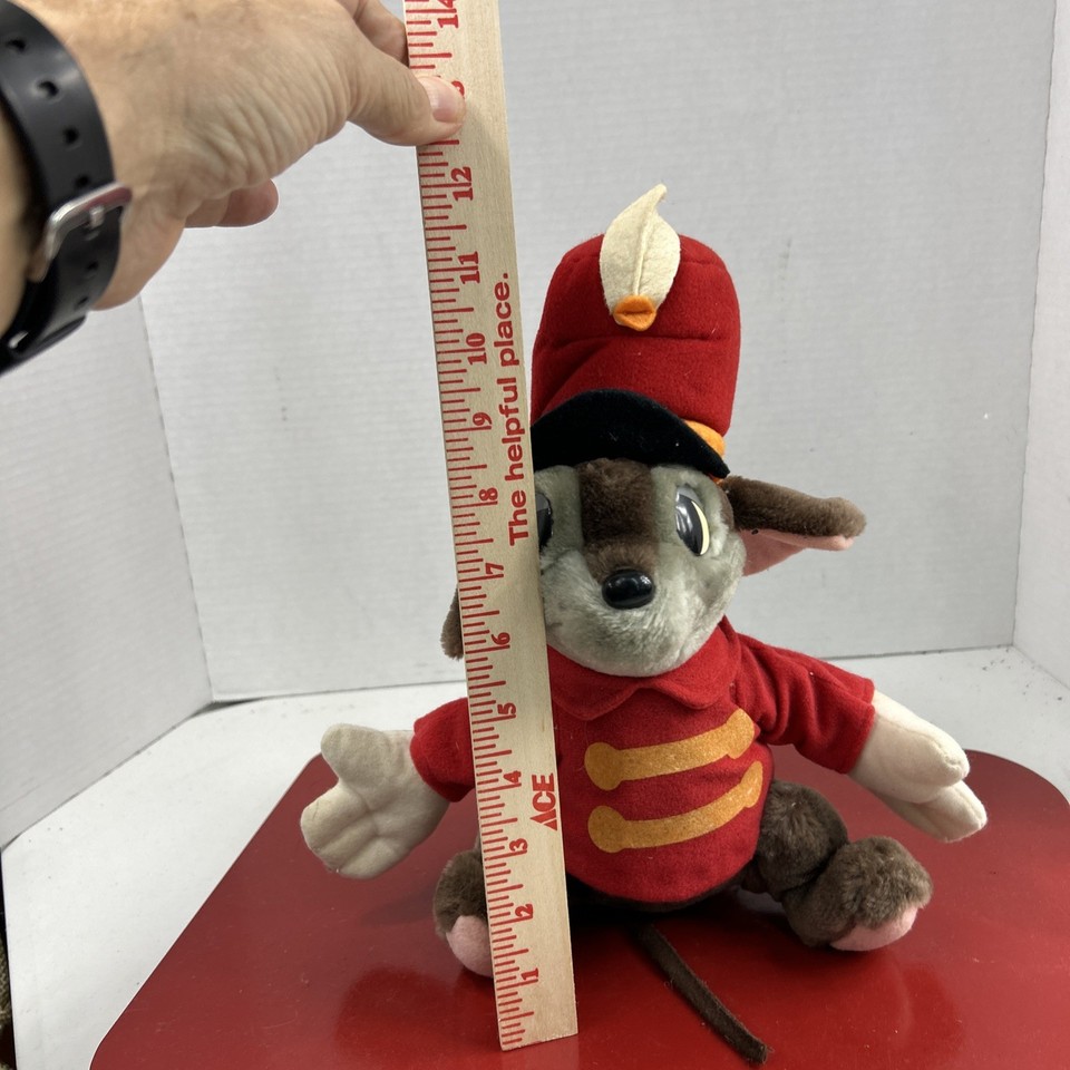 Vintage Timothy Q Mouse Disney World Plush Dumbo Character Stuffed ...
