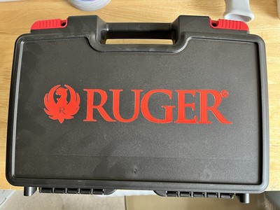 Ruger Mark IV Hard Pistol Carrying LARGE Case Including Lock, Manual ...