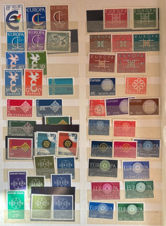 EUROPA POSTAGE STAMPS FROM EUROPEAN COUNTRIES 175 USED/MNH | eBay UK