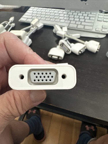 Lot of 6 Genuine Apple A1307 VGA to Mini DisplayPort MB572Z/B | eBay