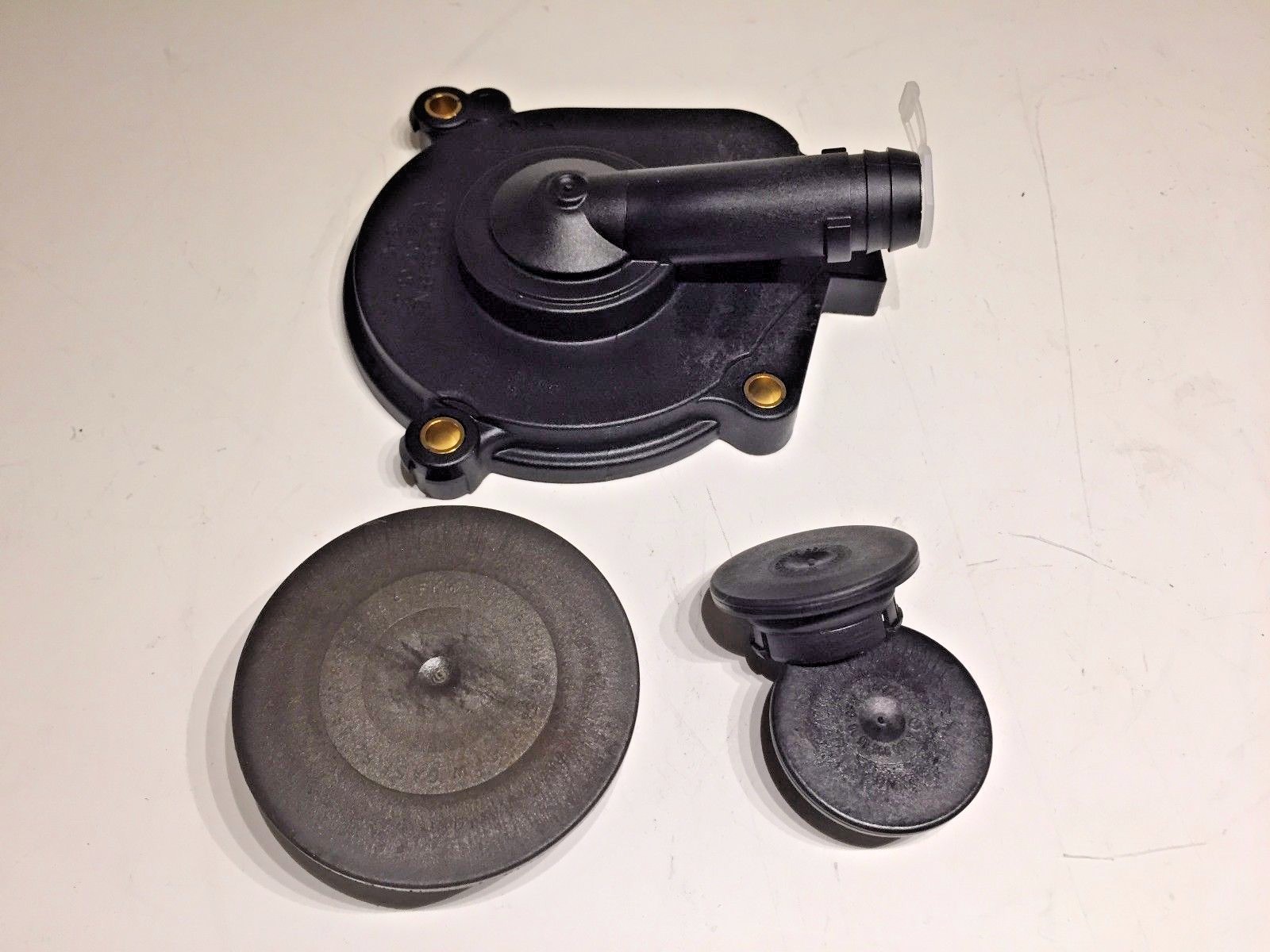 Mercedes-Benz Engine Oil Separator Kit Cover w/Seal + Camshaft Cap Set ...