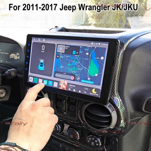 10.1" For Jeep Wrangler JK/JKU Radio Android 13 Stereo w/ carplay ...