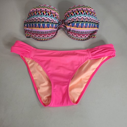 Victorias Secret Bikini Set 32D Top Medium Bottom Needs Strap Or Use ...