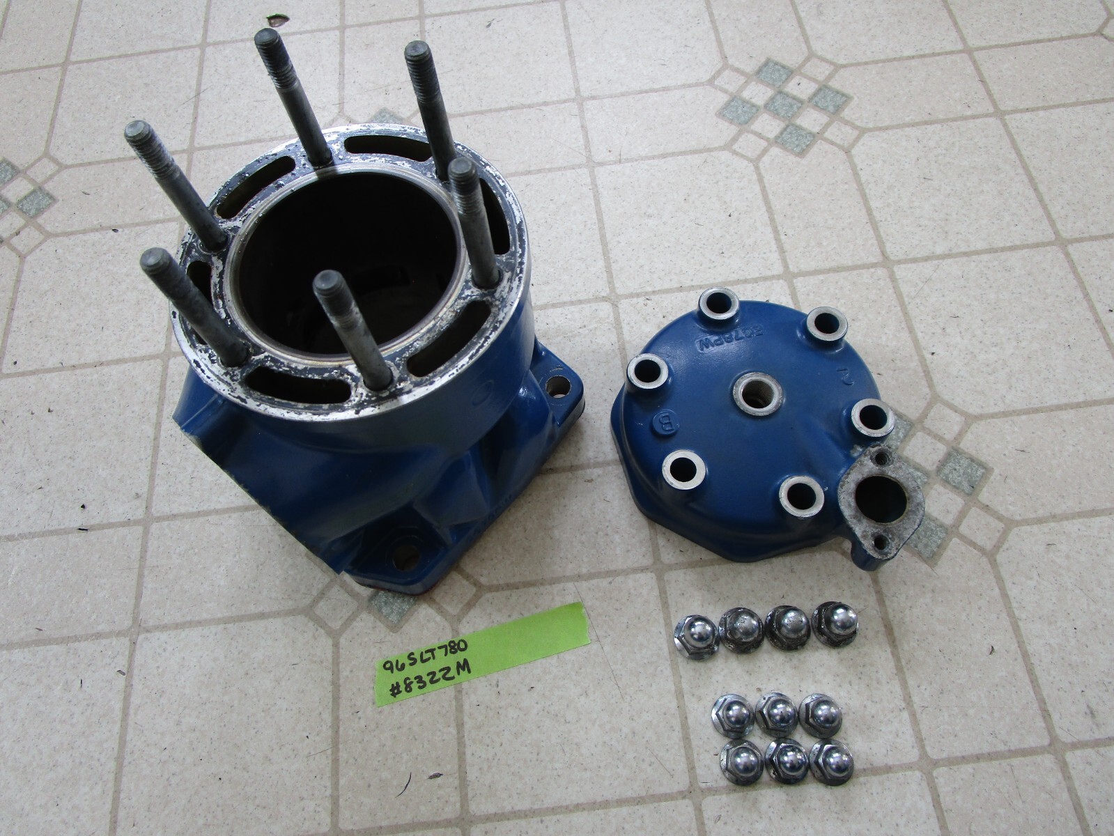 96 Polaris SLT 780 Jet Ski Mag Side Cylinder & Head PWC | eBay