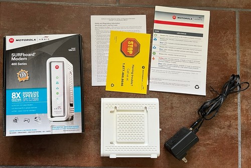 Motorola/ARRIS SURFboard 400 Series SB6141 DOCSIS 3.0 Cable Modem ...