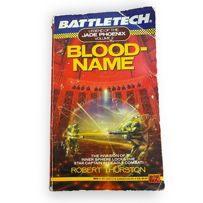 Vintage Battletech Blood-Name Legend of the Jade Phoenix Vol 2 Book ...