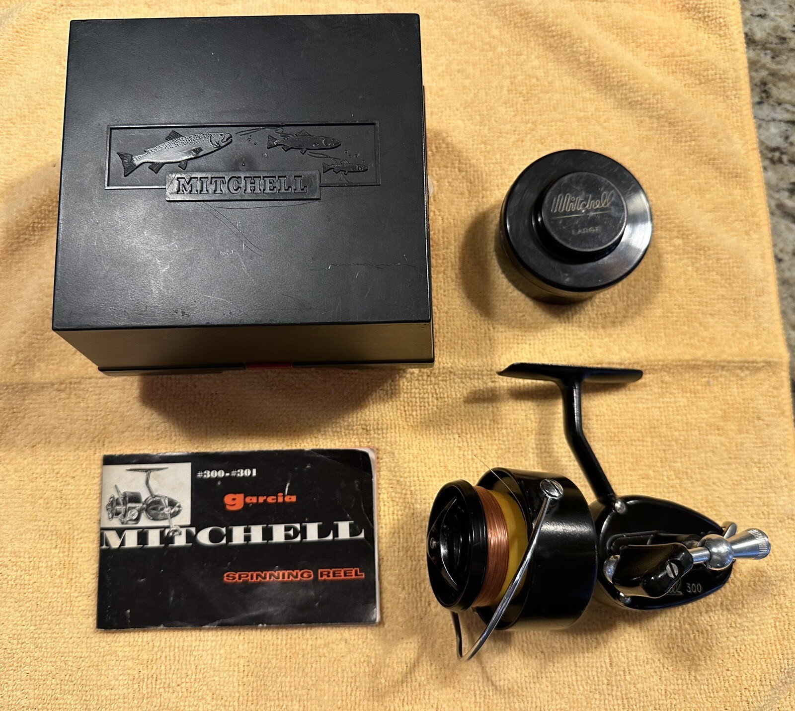 Garcia Mitchell 300 Fishing Reel Used Extra Spool & Manuel | eBay