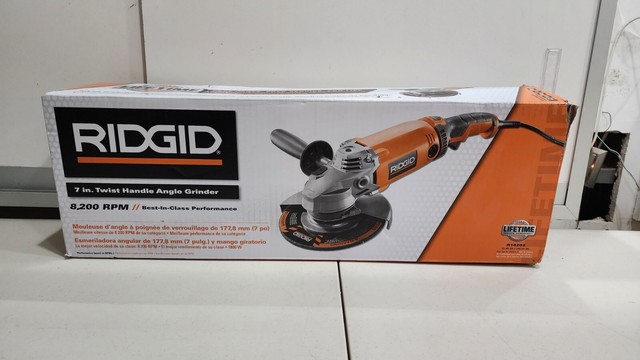 RIDGID R10202 120V 7in. Angle Grinder for sale online | eBay