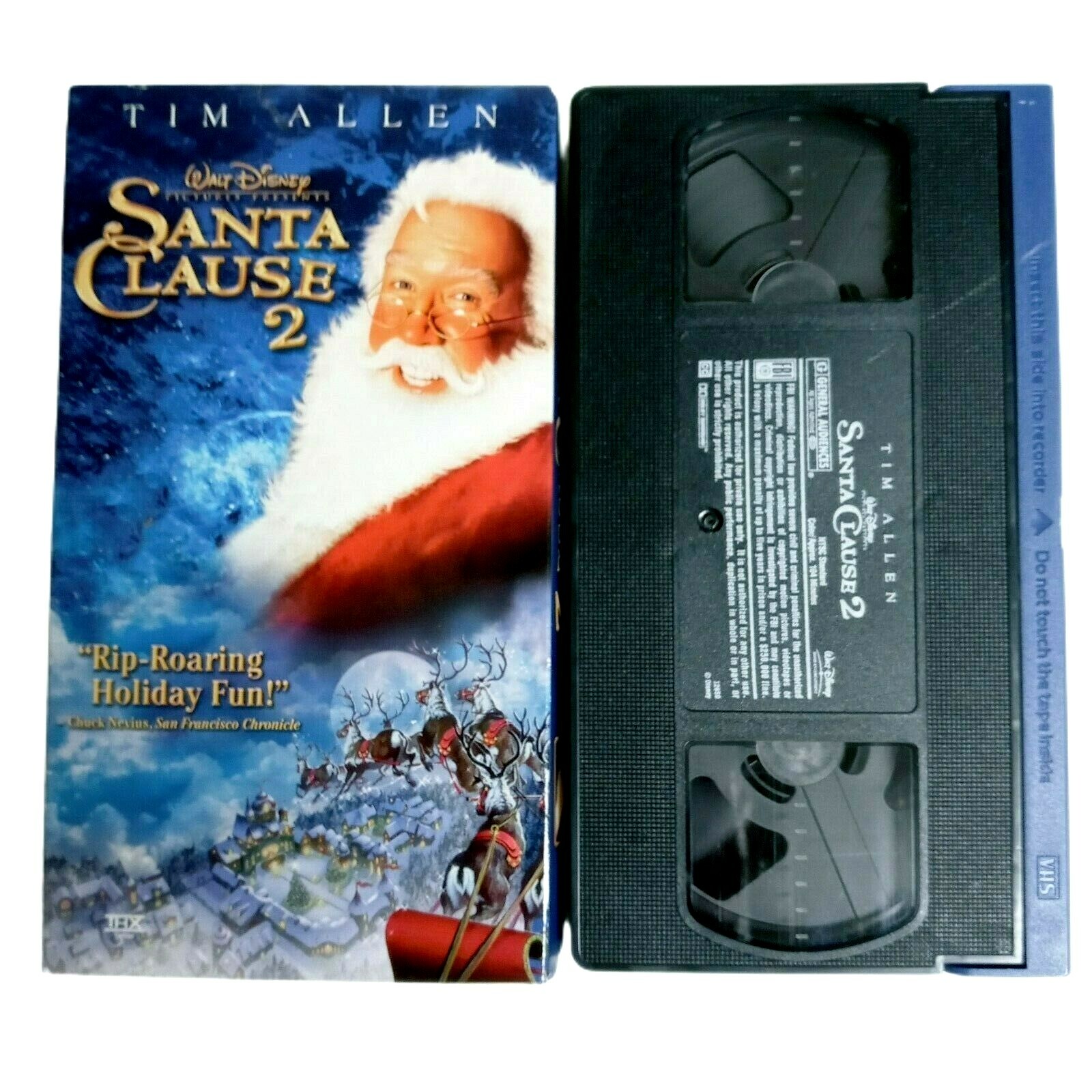 Santa Clause 2 Christmas Movie VHS Tape Tim Allen Judge Reinhold Wendy ...