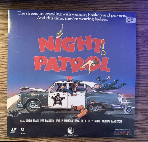 Night Patrol (Laserdisc,1984) New World Video Linda Blair Andrew Dice ...