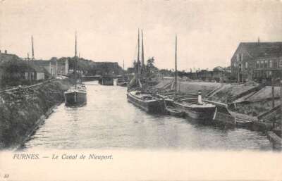 Furnes Norway Le Canal de Nieuport Vintage Postcard AA62260 | eBay