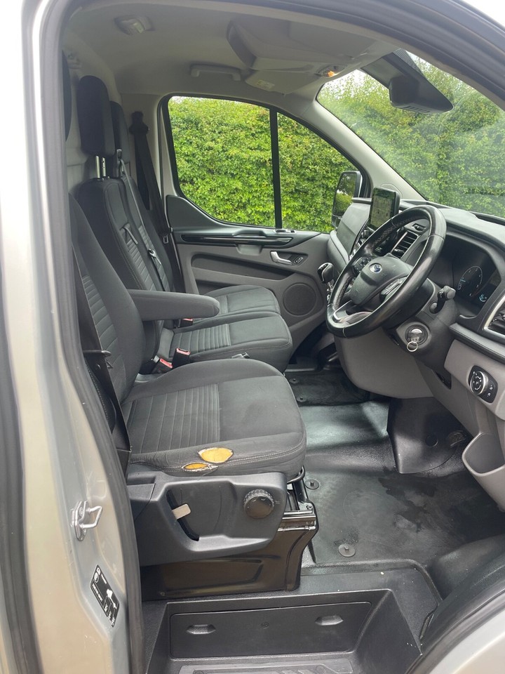 FORD TRANSIT CUSTOM FRAIL VAN LIMITED 2018/68 87k SILVER 1 OWNER | eBay UK