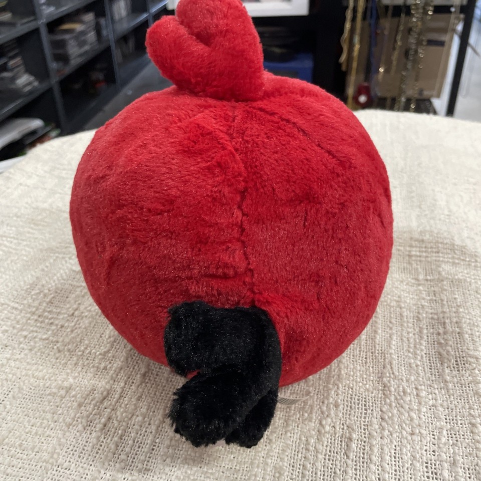 Angry Birds Plush Red Bird Toy Stuffed Animal 8" 2010 Commonwealth | eBay