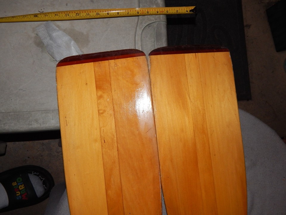 Vintage? Wood Old Town Canoe Paddles/Oars Lot Of 2 57" & 60" Estate ...