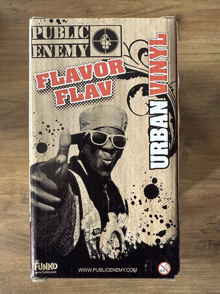 FLAVOR FLAV Bobblehead PUBLIC ENEMY Urban Vinyl Funko Hip-Hop ...