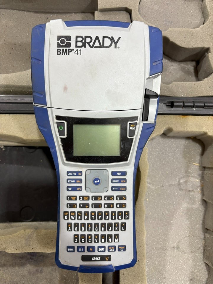Brady BMP 41 Industrial Handheld Label Printer Bundle - Not Working | eBay
