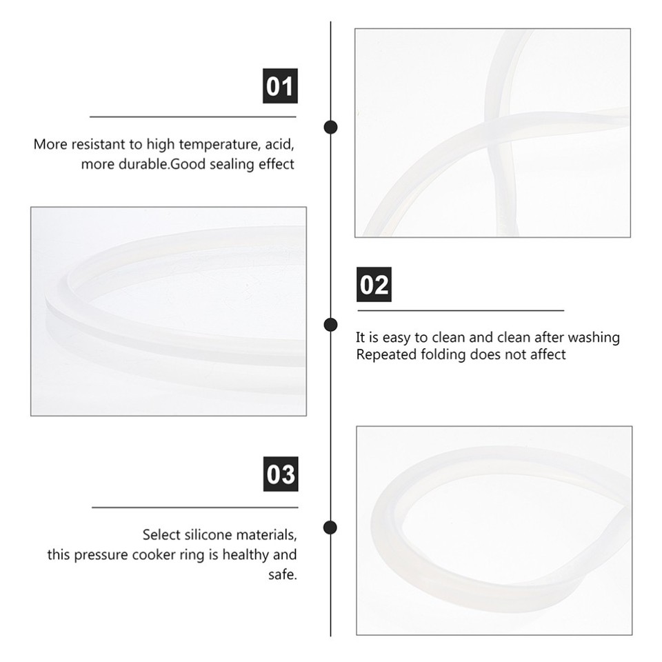 2 Pcs Pressure Cooker Gasket Sealing Ring Gaskets Tower Spare Parts ...